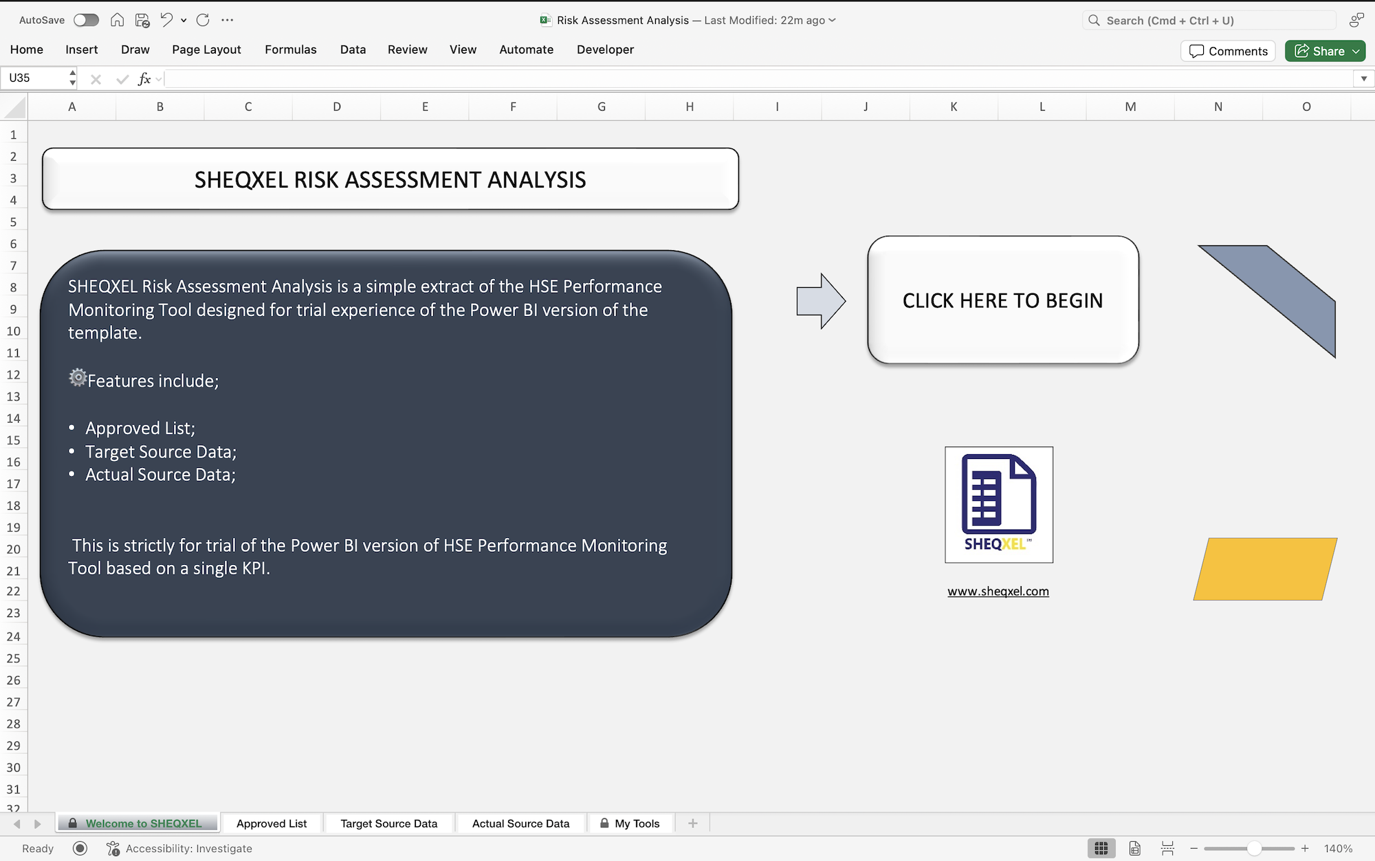 SHEQXEL POWER BI RISK ASSESSMENT